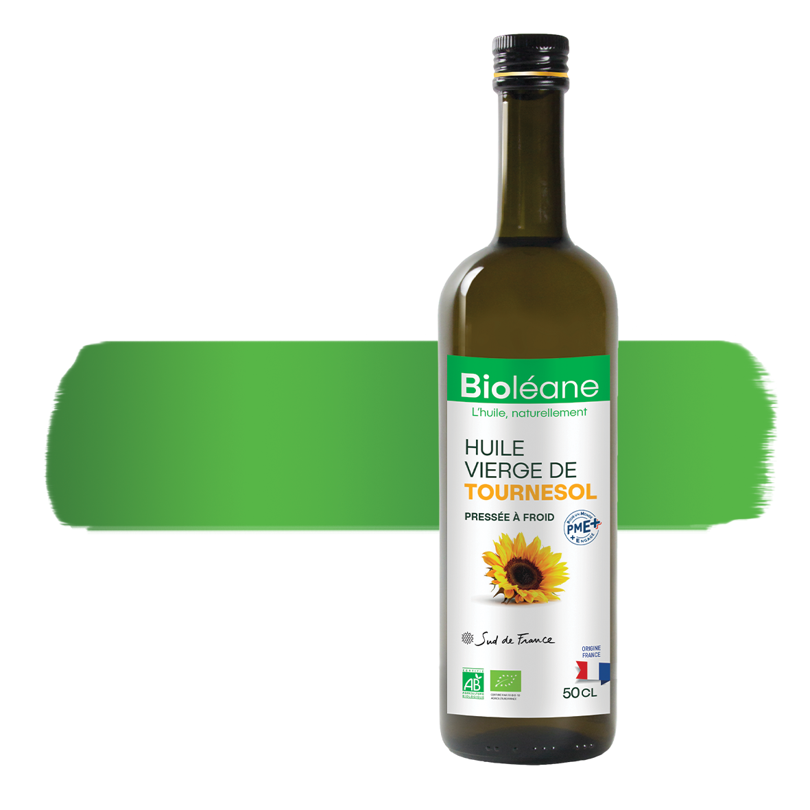 Huile vierge de Tournesol BIO - Bioléane - Huile Cauvin