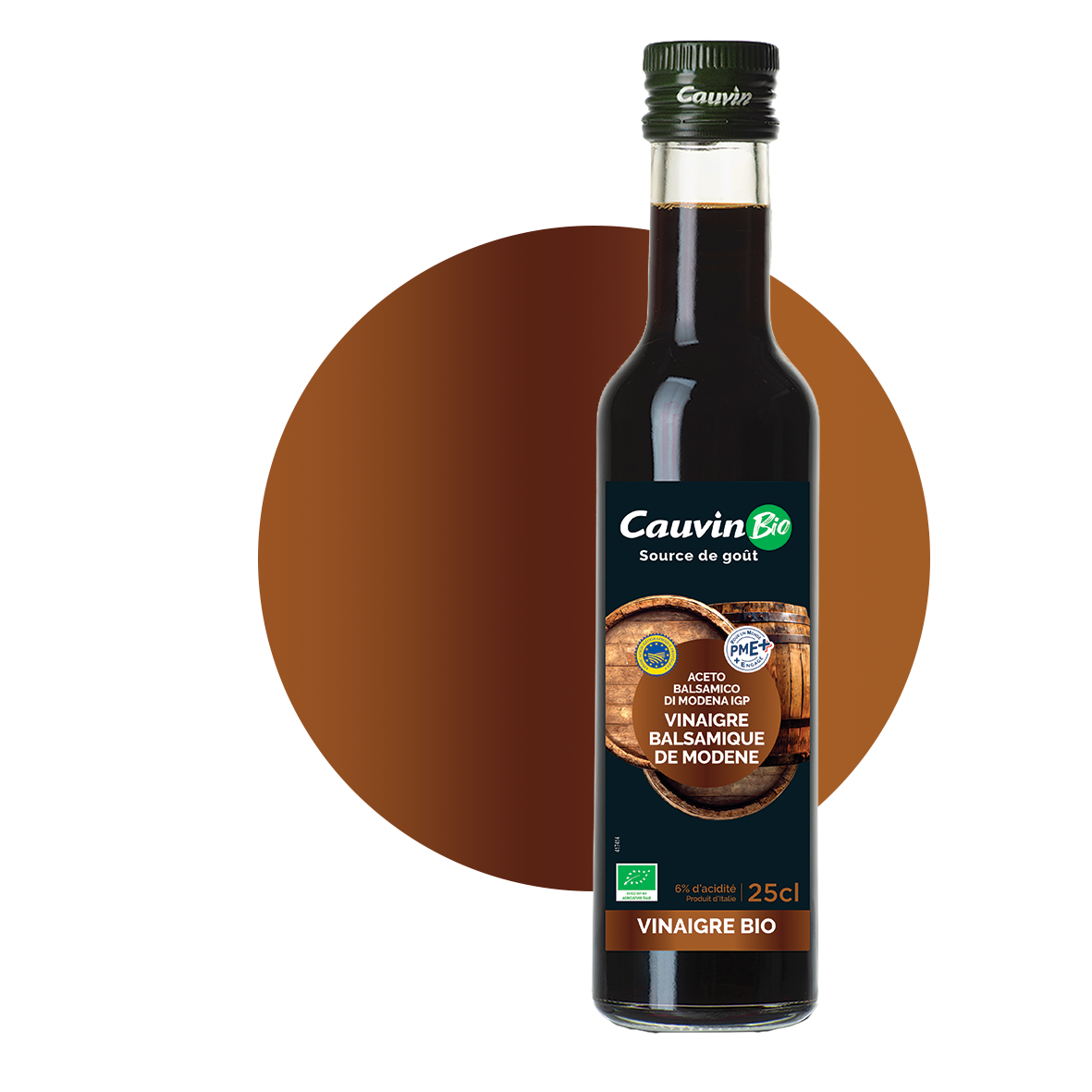 Vinaigre Balsamique de Modène BIO - Huile Cauvin