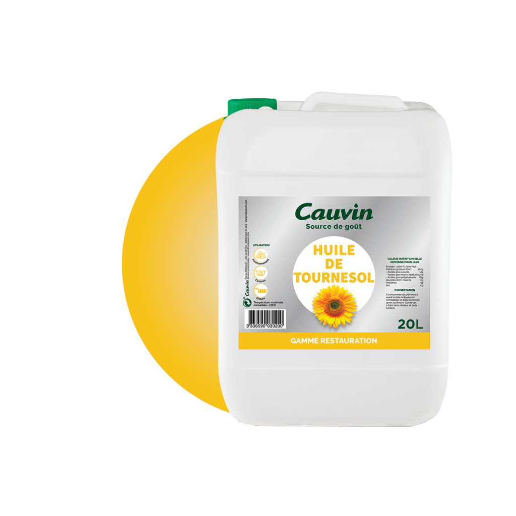 Huile de Tournesol - Huile Cauvin